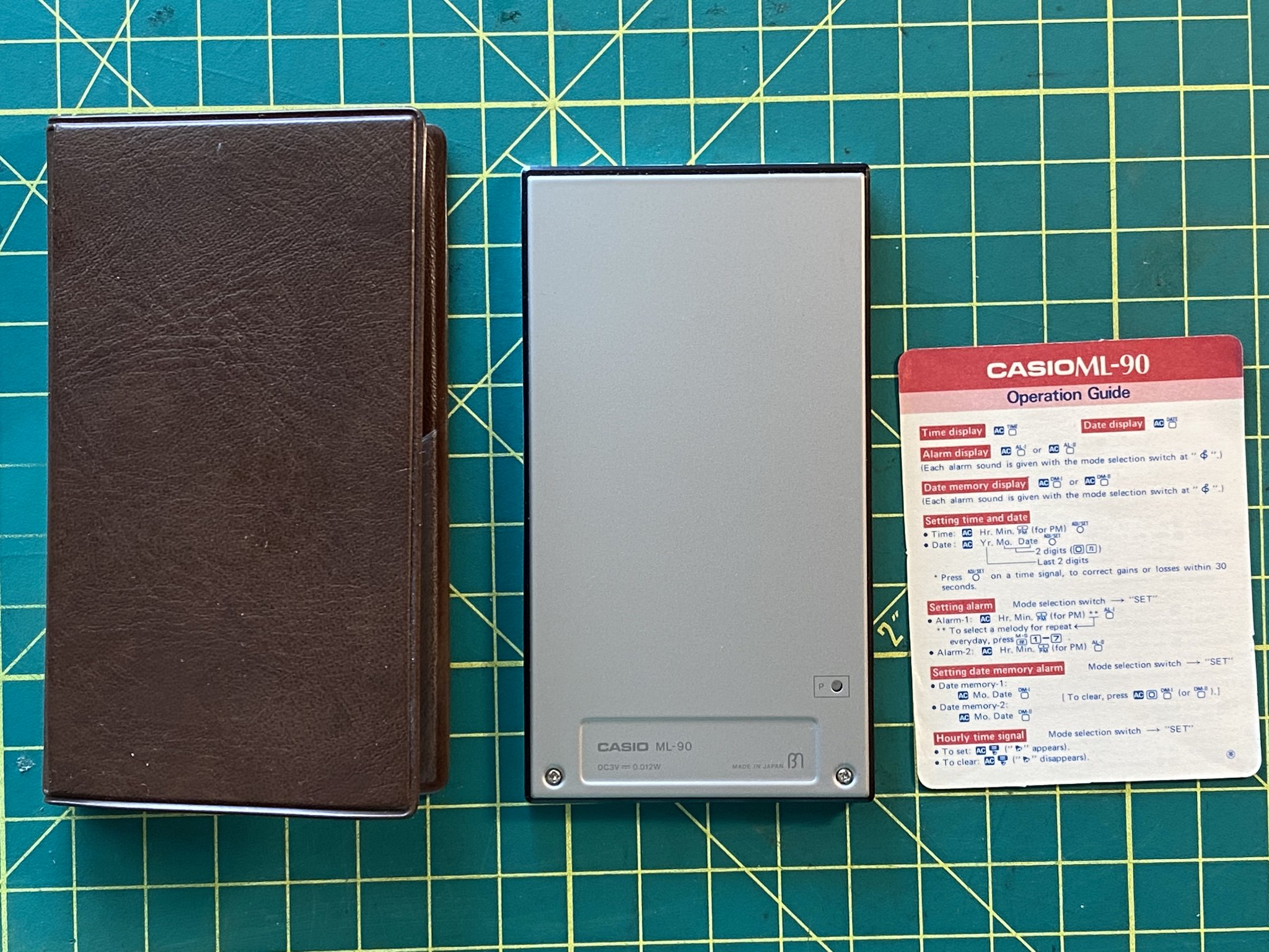 Casio ML-90 - Calculators - Handheld Computer Museum