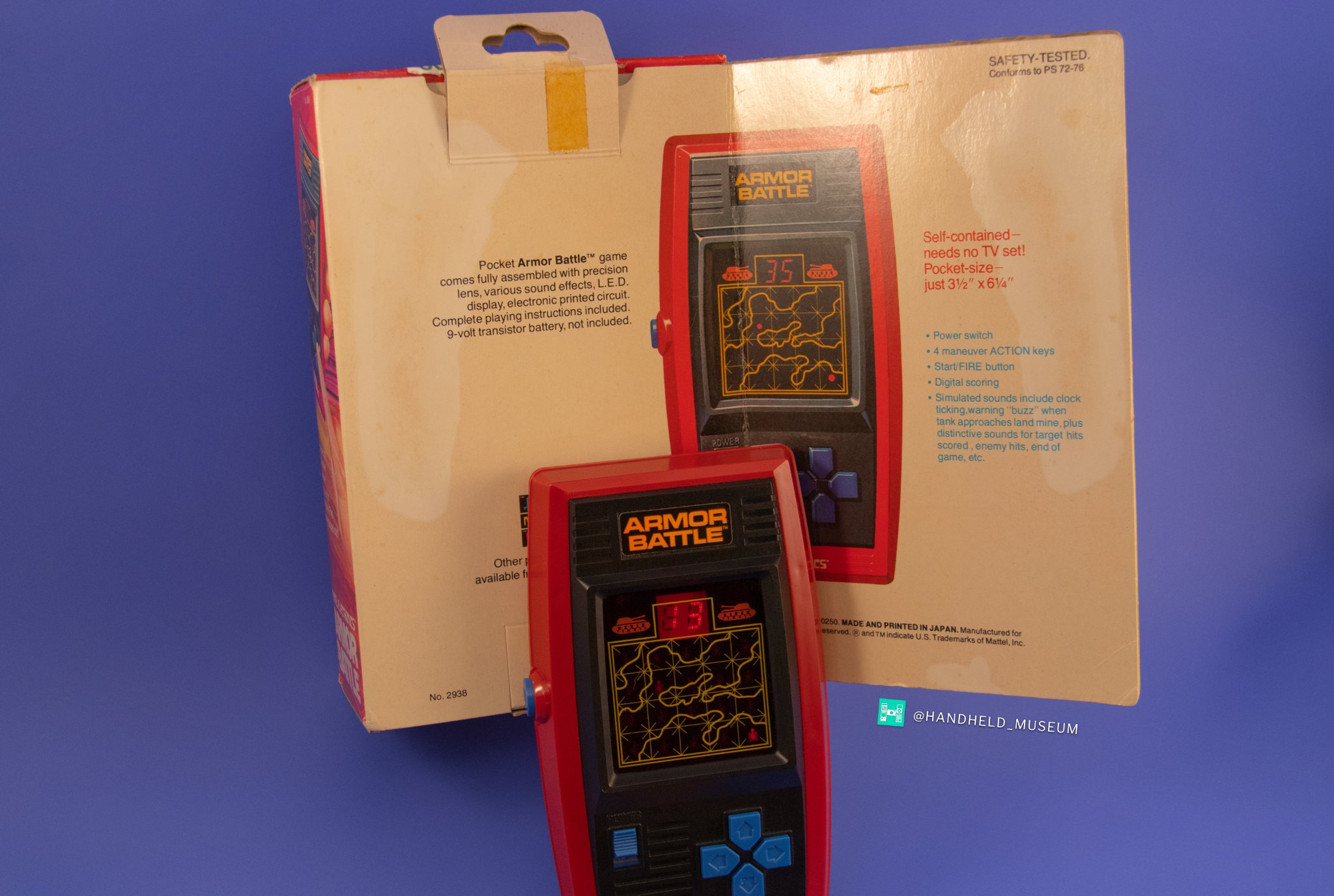 Mattel Armor Battle - Gaming - Handheld Computer Museum