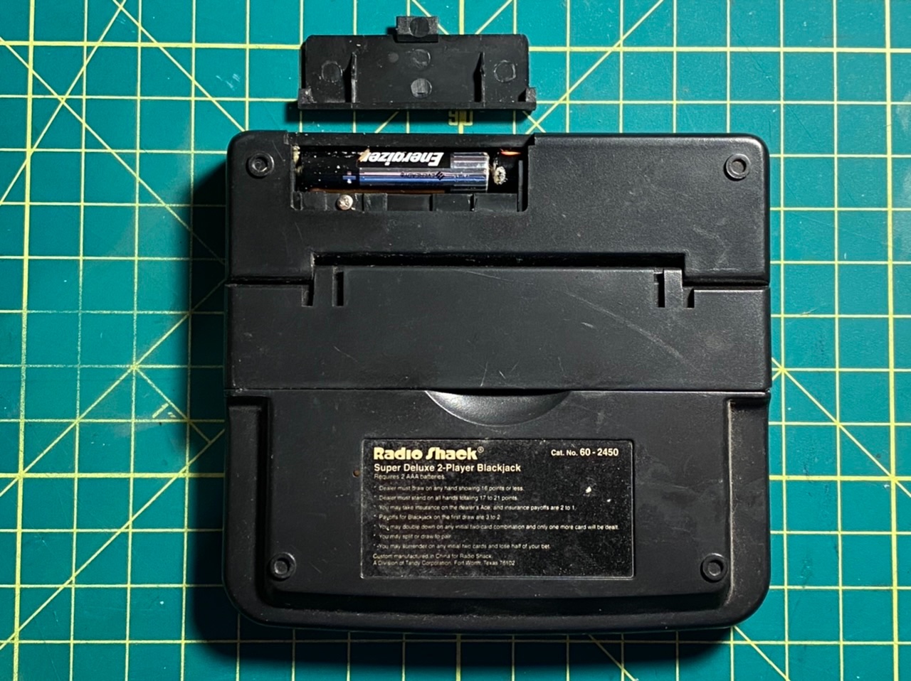 Radio Shack Super Deluxe 2-Player Blackjack 60-2450 - Gaming - Handheld ...